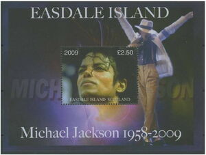 Stamp: Michael Jackson (singer) (Scotland, Easdale Island: Cinderella ...