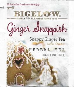 Theezakje: Ginger Snappish (Bigelow, Verenigde Staten van Amerika(Taste ...