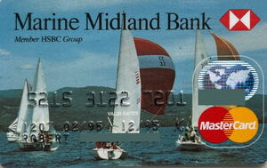 Tarjeta de Banco: Marine Midland Bank. Sailboats (Marine Midland Bank ...