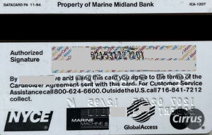 Tarjeta de Banco: Marine Midland Bank. Sailboats (Marine Midland Bank ...