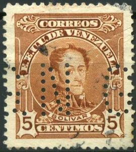 Stamp: Simón Bolívar (Venezuela(Official Stamps - Simón Bolívar different Frames) Mi:VE D44A