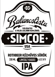 Drink Label: Simcoe (Róth Serfőző Kft, HungaryCol:HU-BEER-000046