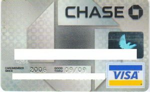Tarjeta de Banco: Chase (Chase, Estados Unidos de AméricaCol:US-VI-0072