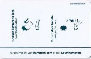 بطاقات الفنادق: Hampton Inn - Welcome to Hampton (generic) - Tree ...