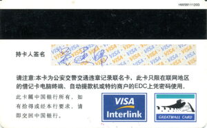 Bank Card: Bank of China - Greatwall Card (Bank Of China, China, People ...