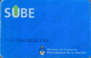 Ticket de transporte: SUBE - Blue Design - GPC (03/19) (SUBE - Sistema ...
