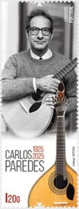 Stamp: Carlos Paredes, Musician (Portugal(Carlos Paredes, Musician ...
