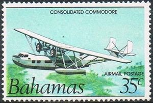 Stamp: Consolidated Commodore (Bahamas(Air Post Stamps) Mi:BS 585,Sn:BS ...
