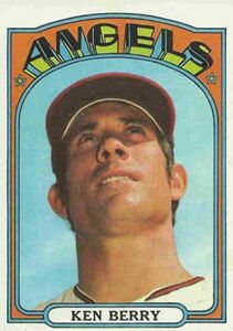 Sports Card: #379 Ken Berry (1972) (Baseball, North America(1972 Topps ...