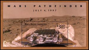 Stamp: Mars Pathfinder (United States of America(Space Exploration ...