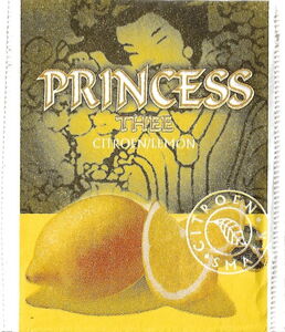 Theezakje: Citroen/Lemon (Princess, Nederland(circle with leaf) Col:TB ...