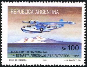 Stamp: Consolidated PBY "Catalina" (Argentina(Philatelic Expo Argentina ...