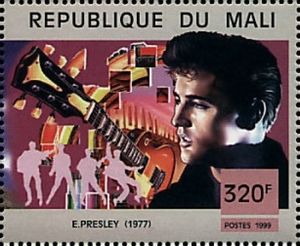 Stamp: Elvis Presley (1977) (Mali(Events in the 20th Century) Mi:ML ...