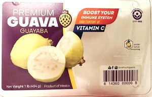 Food Label: Premium Guava Guayaba (Spring Valley Fruits, United States ...