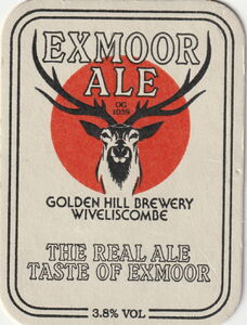Beer Coaster: Exmoor (Exmoor Ales (Golden Hill Brewery), United Kingdom ...