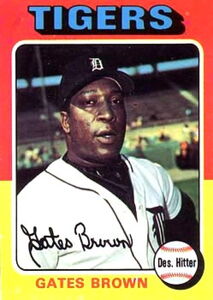 Sports Card: #371 Gates Brown (1975) (Baseball, North America(1975 ...