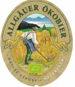 Drink Label: Allgäuer Ökobier Helles Export (Der Hirschbrau ...