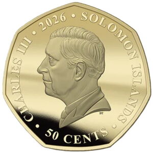 Pièce de monnaie: 50 Cents (Concorde Christmas Eve Flight 40th ...