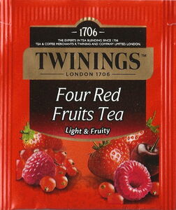 Theezakje: Four Red Fruits Tea (Twinings, Verenigd KoninkrijkCol:TB-GB ...