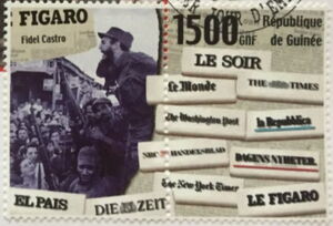 Timbre: Newspaper Events - Fidel Castro - EXAMPLE (Guinée(Achievements ...