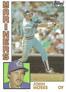 Sports Card: #517 John Moses (1984) (Baseball, North America(1984 Topps ...