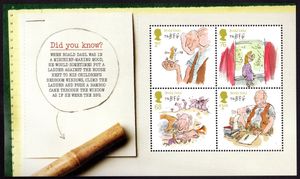 Stamp: Roald Dahl - The BFG (United Kingdom of Great Britain & Northern ...