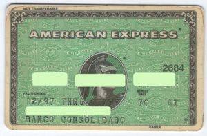 Bank Card: Banco Consolidado - American Express (Banco Consolidado ...