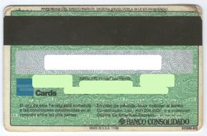 Bank Card: Banco Consolidado - American Express (Banco Consolidado ...