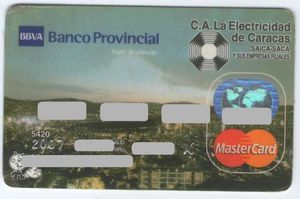 Bank Card: BBVA Banco Provincial - PIDA - EDC (Banco Provincial ...