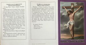 Holy Card: "Jesus - Via Crucis", KEM - Warszawa (PL), Jesus (Poland ...