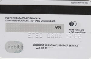 Bank Card: Mastercard (Bank Polska Kasa Opieki SA/Bank Pekao SA ...