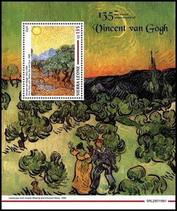 Timbre: Vincent van Gogh (1853–1890) (Sierra Leone(Vincent van Gogh ...