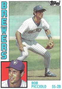 Sports Card: #88 Rob Picciolo (1984) (Baseball, North America(1984 ...