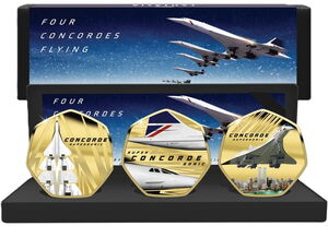 Pièce de monnaie: 50 Cents (Concorde Christmas Eve Flight 40th ...