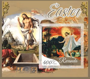 Stamp: Easter (Rwanda: Illegal Stamps(Easter (2016)) Col:RW 2016-36 📮
