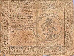 Banknote: 3 Dollars (United States of America(Specialized Issues ...