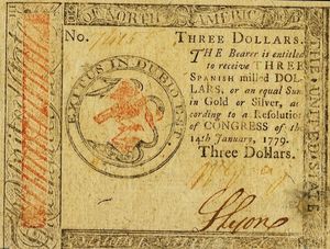 Banknote: 3 Dollars (United States of America(Specialized Issues ...