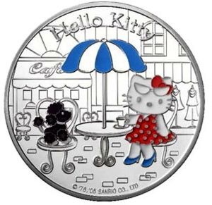 Coin: 1½ Euro (Hello Kitty) (France(2016~Today - Europa Stars) WCC:km1427
