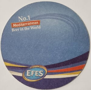 Beer Coaster: Efes (Efes Biracılık ve Malt Sanayii A.S., Türkiye ...