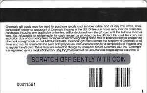 Tarjeta Regalo: Avatar Fire And Ash (Cinemark, Estados Unidos de ...