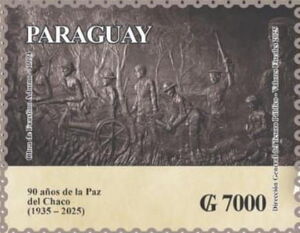 Stamp: Peace of the Chaco, 90 Years (ParaguayCol:PY 2025.11.11-01a 📮
