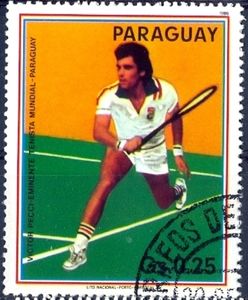 Stamp: Victor Pecci (Paraguay(Tennis Players) Mi:PY 4029,Sn:PY 2189a,Yt ...
