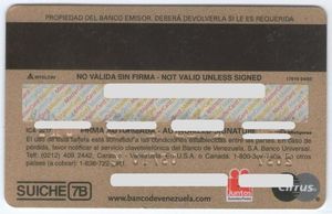 Bank Card: Banco de Venezuela - Grupo Santander (Banco De Venezuela ...