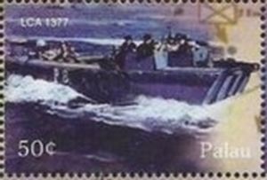 Stamp: Landing Craft LCA 1377 (Palau(60th Anniversary of D-Day) Mi:PW ...