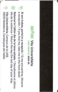 Hotel Card: Vila Universitària - UAB Campus - Curs 2025-2026 ...