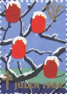 Briefmarke: Tree with Large Red Fruits (Dänemark: Nichtamtliche Marken ...