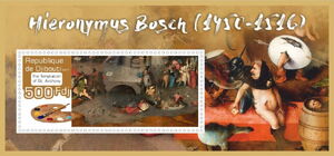 Stamp: Paintings by Hieronymus Bosch (Djibouti: Illegal Stamps ...
