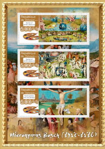 Stamp: Paintings by Hieronymus Bosch (Djibouti: Illegal Stamps ...