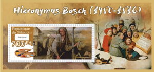 Stamp: Paintings by Hieronymus Bosch (Djibouti: Illegal Stamps ...
