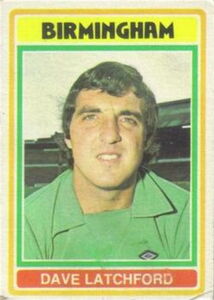 Sports Card: #49 Dave Latchford (1976) (Football (soccer), United ...